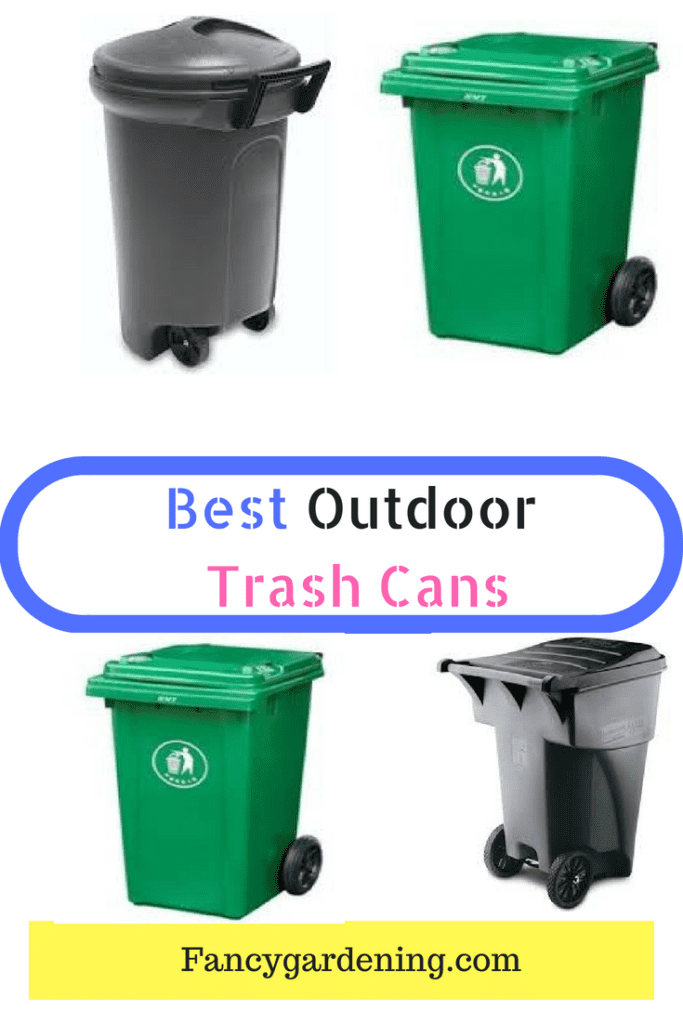 Outdoor Garbage Cans With Locking Lids And Wheels